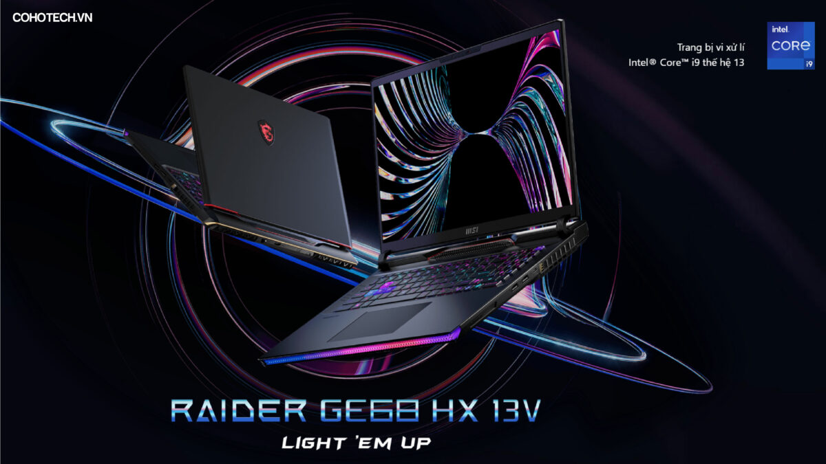 Đánh giá MSI Raider GE68 HX 13V ⋆ COHOTECH