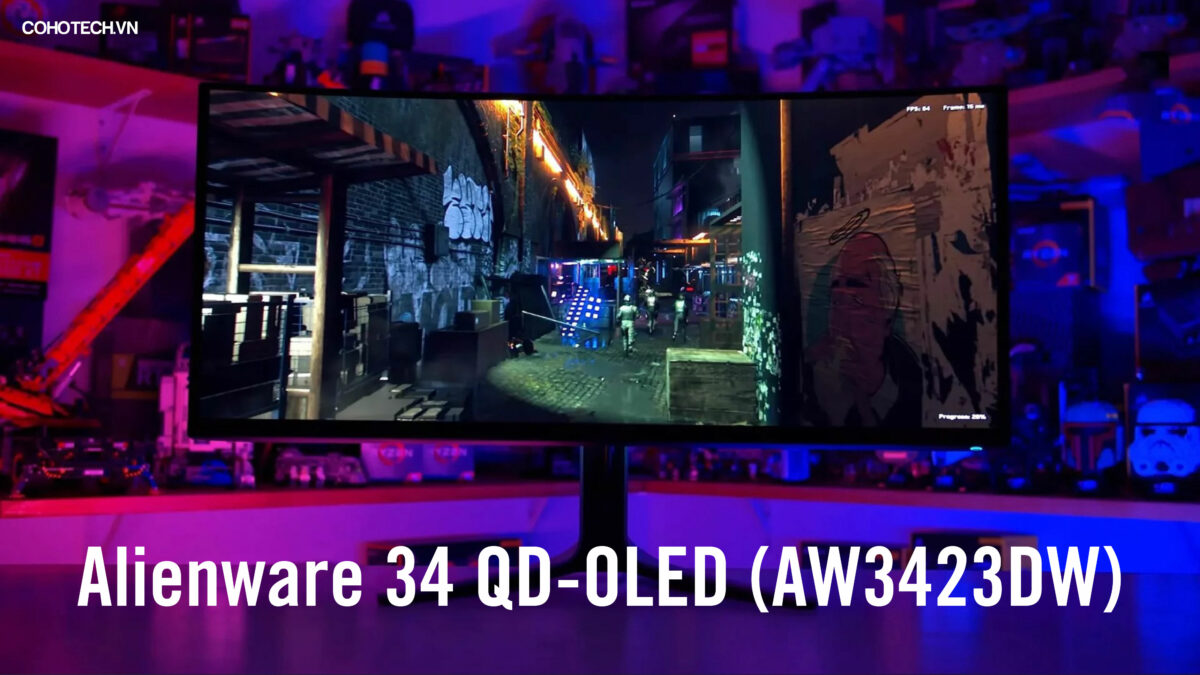 Đánh giá Alienware 34 QD-OLED (AW3423DW) ⋆ COHOTECH
