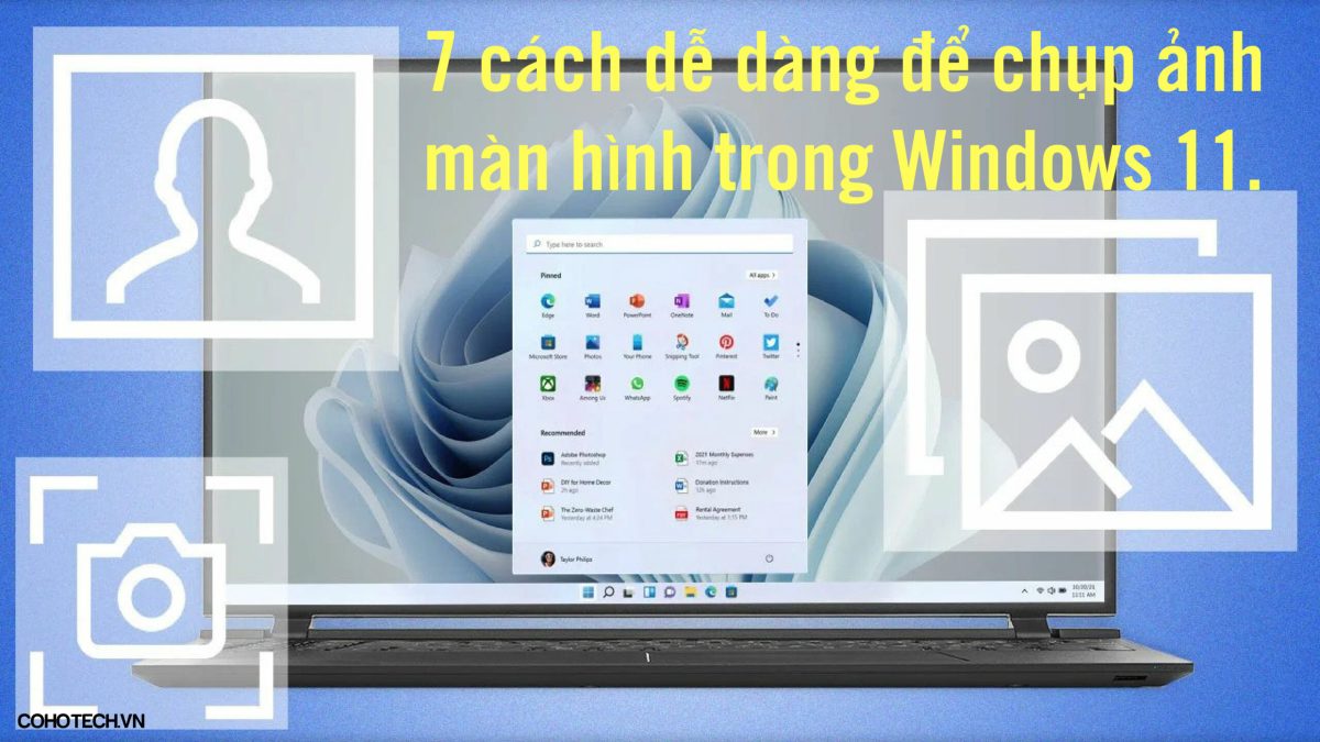 7 cách dễ dàng để chụp ảnh màn hình trong Windows 11 ⋆ COHOTECH.VN