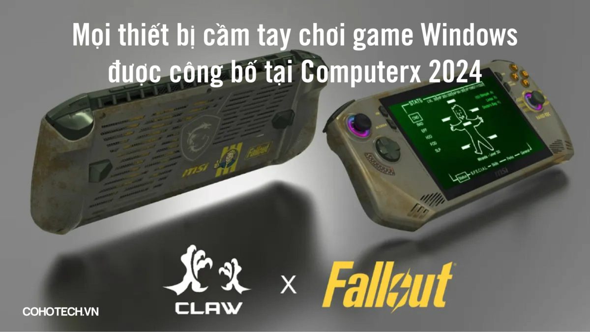 Mọi thiết bị cầm tay chơi game Windows được công bố tại Computerx 2024 ...