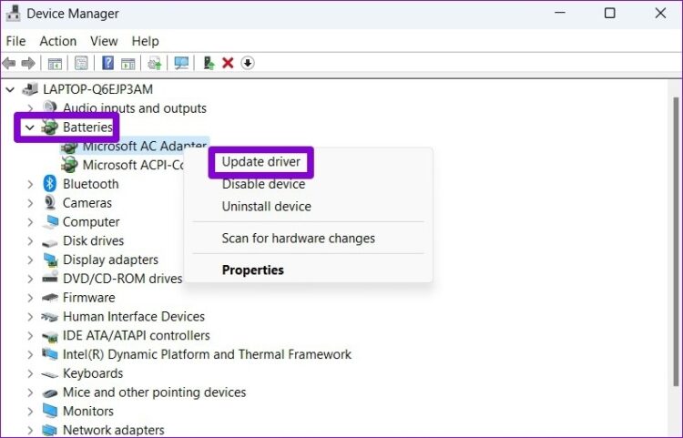 Hướng dẫn sửa lỗi Laptop Windows sạc không vào pin hiệu quả ⋆ COHOTECH.VN