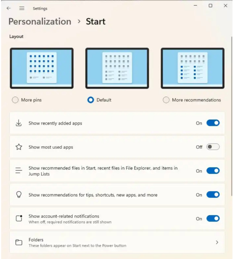 Hướng dẫn chi tiết cách tùy chỉnh và mở rộng menu Start trên Windows 11 ...
