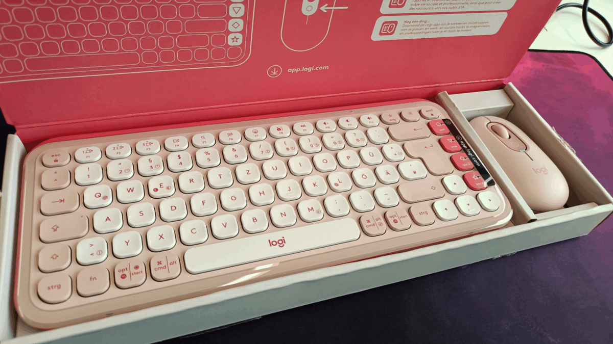 Đánh giá Logitech POP Icon Combo: Bàn phím chuột không dây màu sắc ...