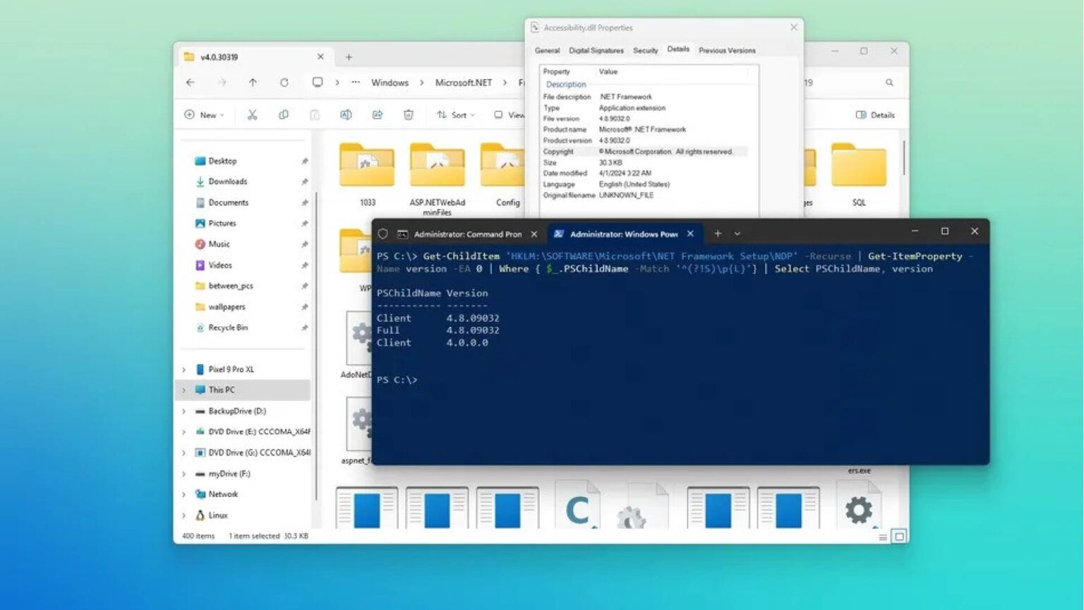 Cách kiểm tra phiên bản .NET Framework trên Windows 10 và 11 ⋆ COHOTECH.VN
