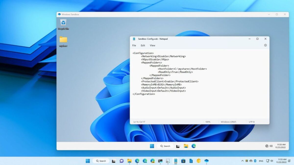 Hướng dẫn chi tiết cách cấu hình Windows Sandbox trên Windows 11 và ...