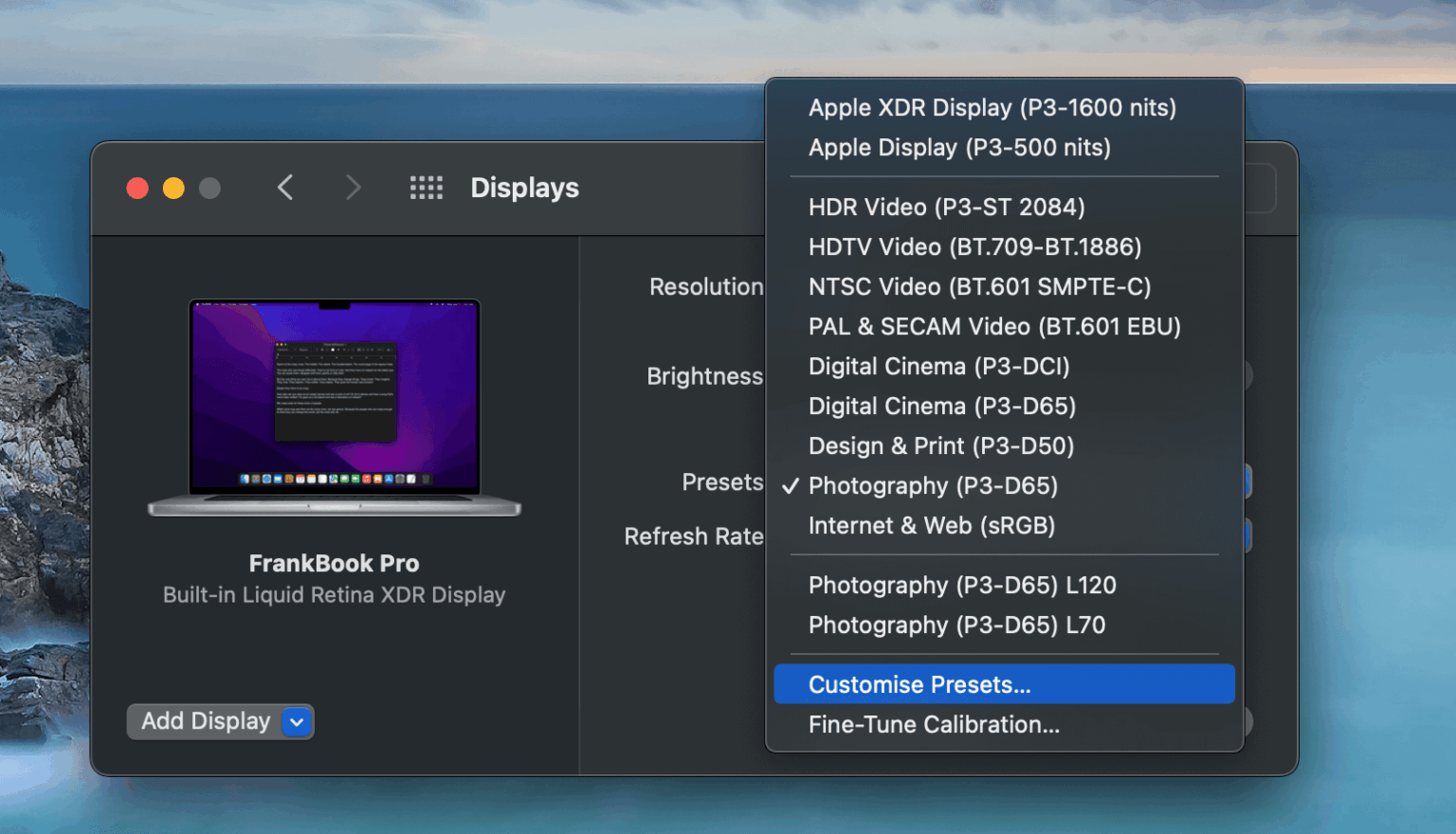 Hướng dẫn cách Calibrate và Profile MacBook Pro với màn hình Liquid ...