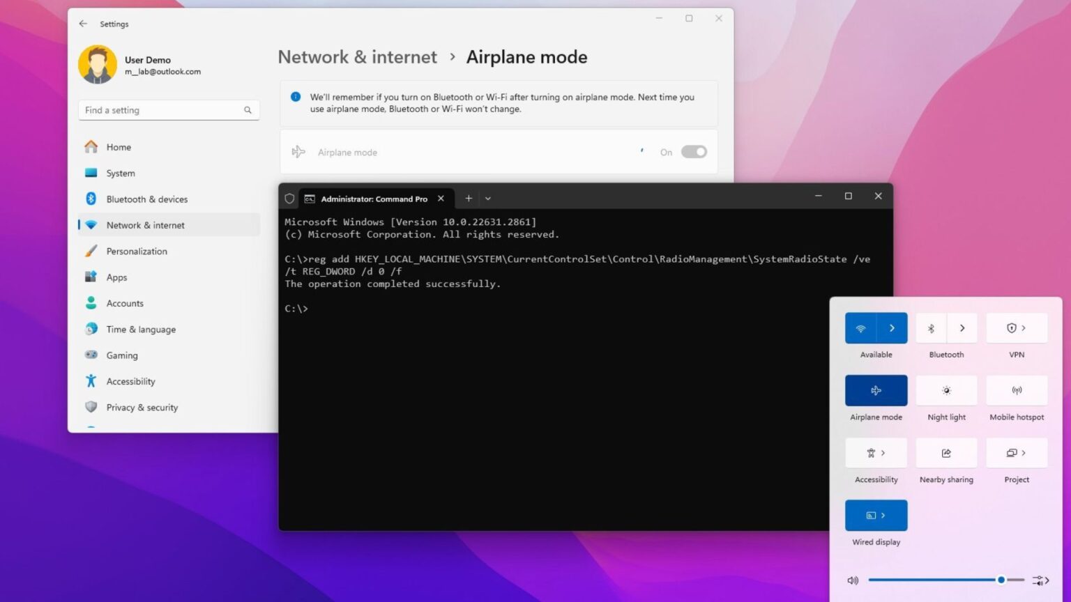 Hướng dẫn cách bật hoặc tắt chế độ máy bay (Airplane mode) trên Windows ...
