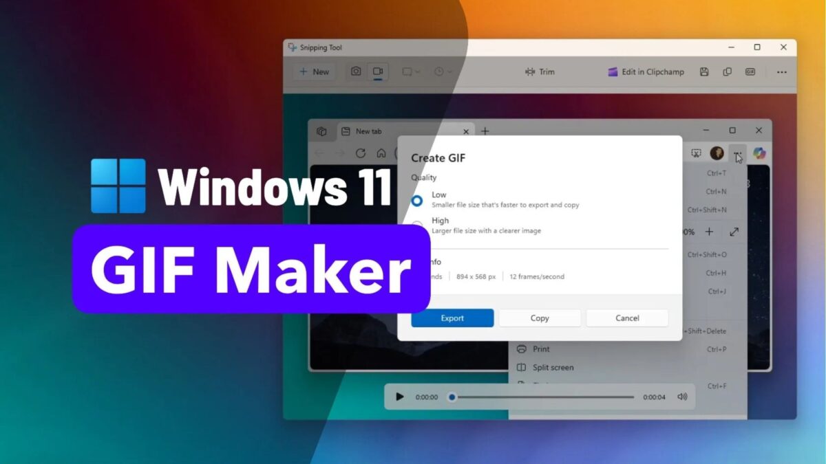 Hướng dẫn cách tạo ảnh GIF trên Windows 11 bằng Snipping Tool ⋆ COHOTECH.VN