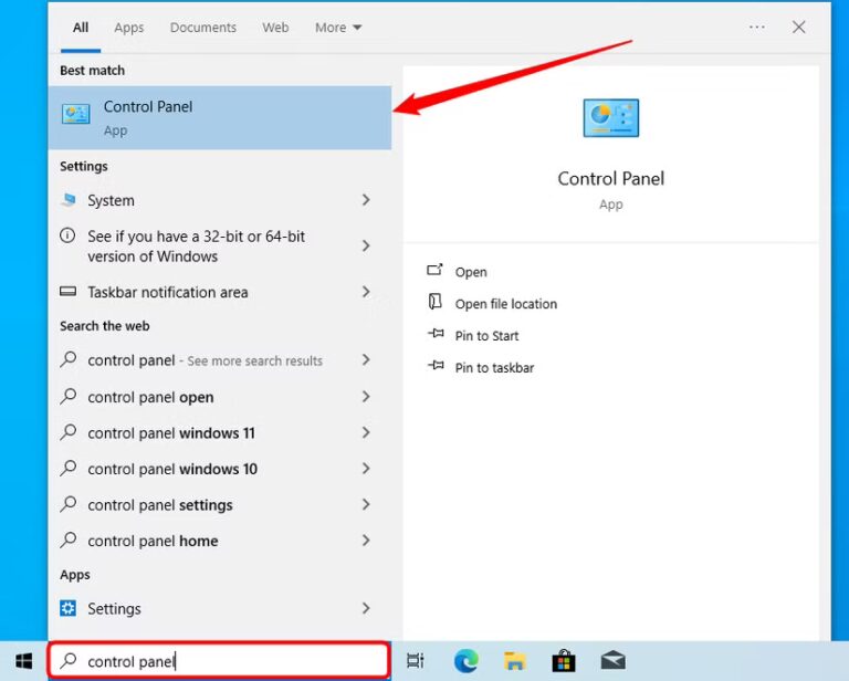 Hướng dẫn 12 cách để mở Control Panel trên Windows 10 ⋆ COHOTECH.VN