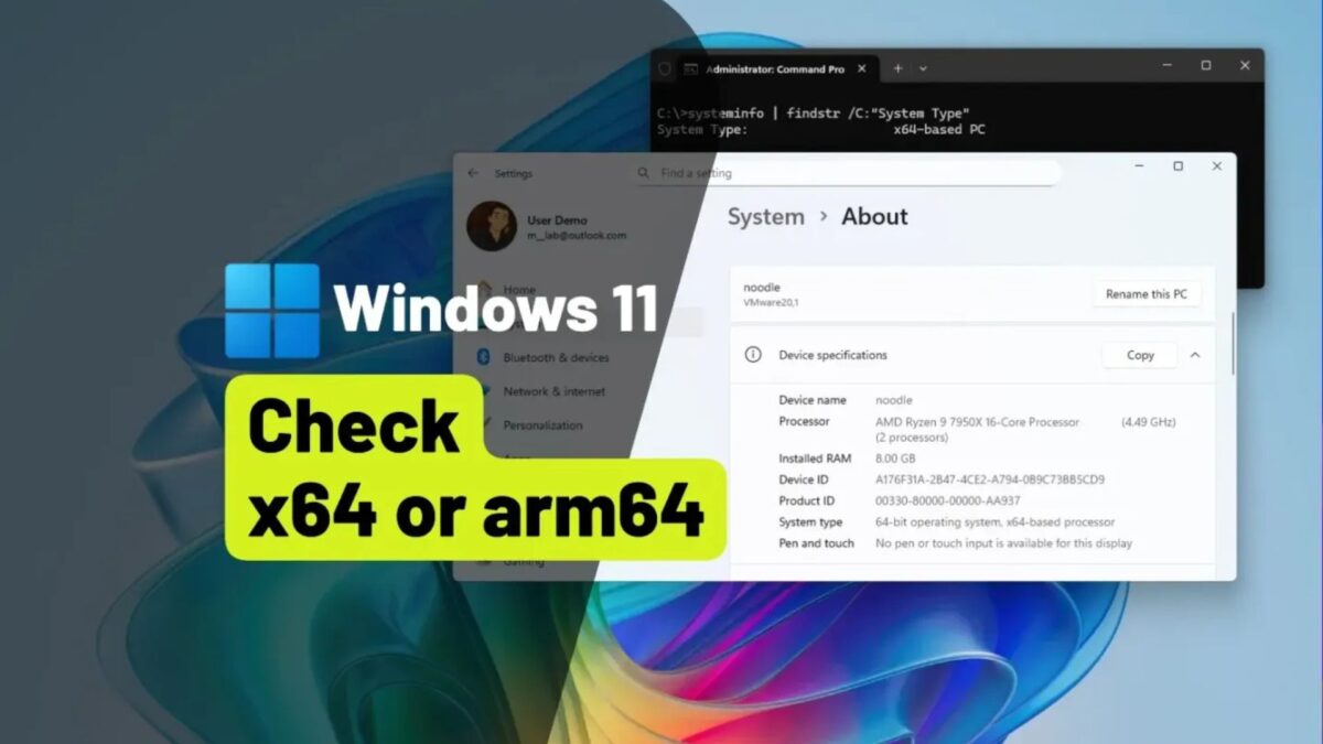 Hướng dẫn cách kiểm tra bộ xử lý là arm64 hay x64 (64-bit) trên Windows ...