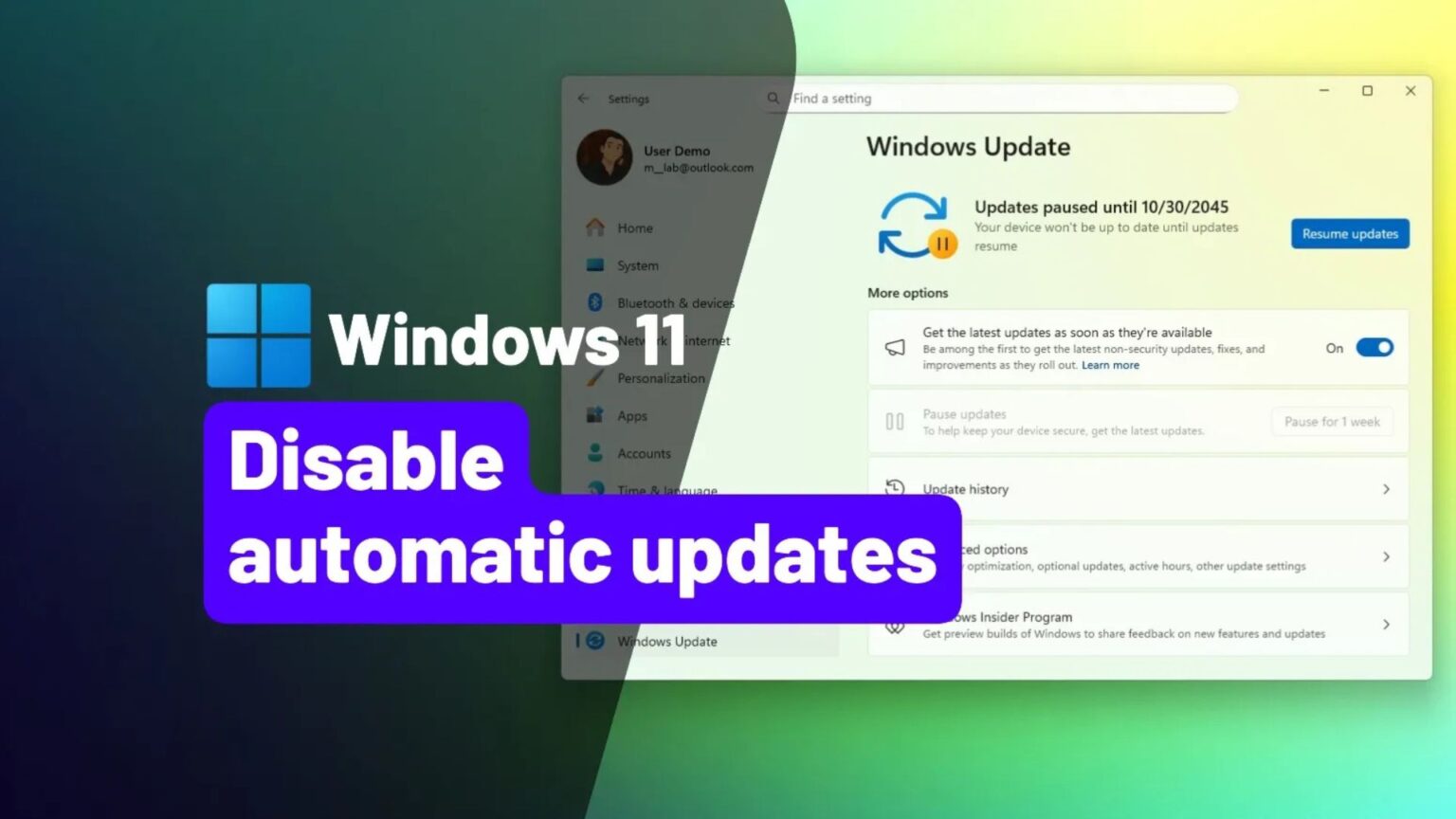 Hướng dẫn cách tắt cập nhật tự động trên Windows 11 ⋆ COHOTECH.VN